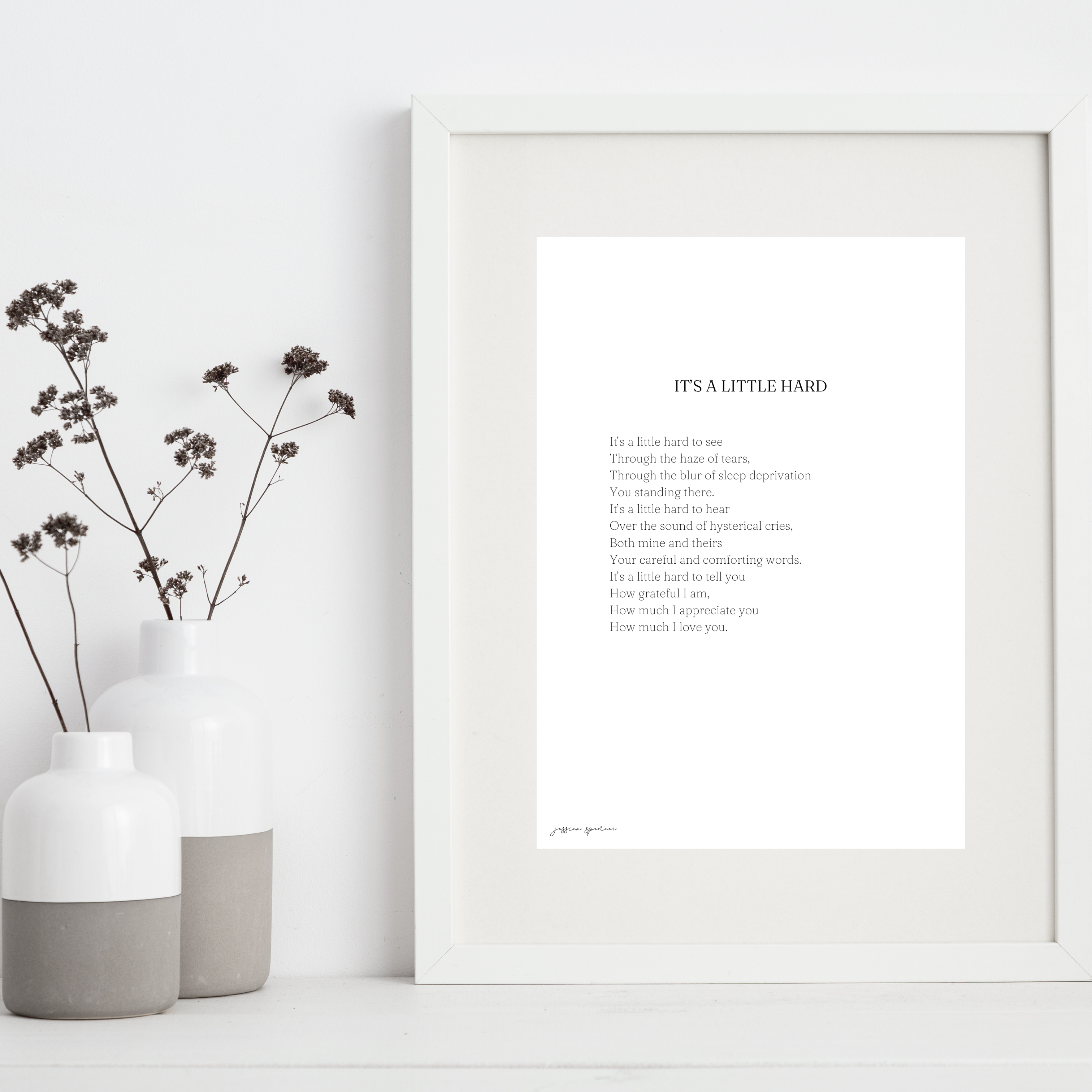 It's a Little Hard Poem – Adored Illustrations