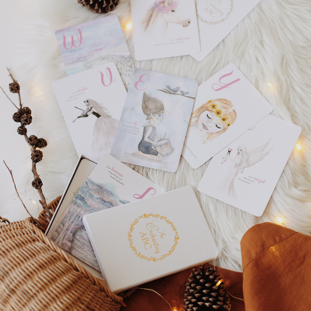 The Enchanting ABC Flash Cards – Adored Illustrations
