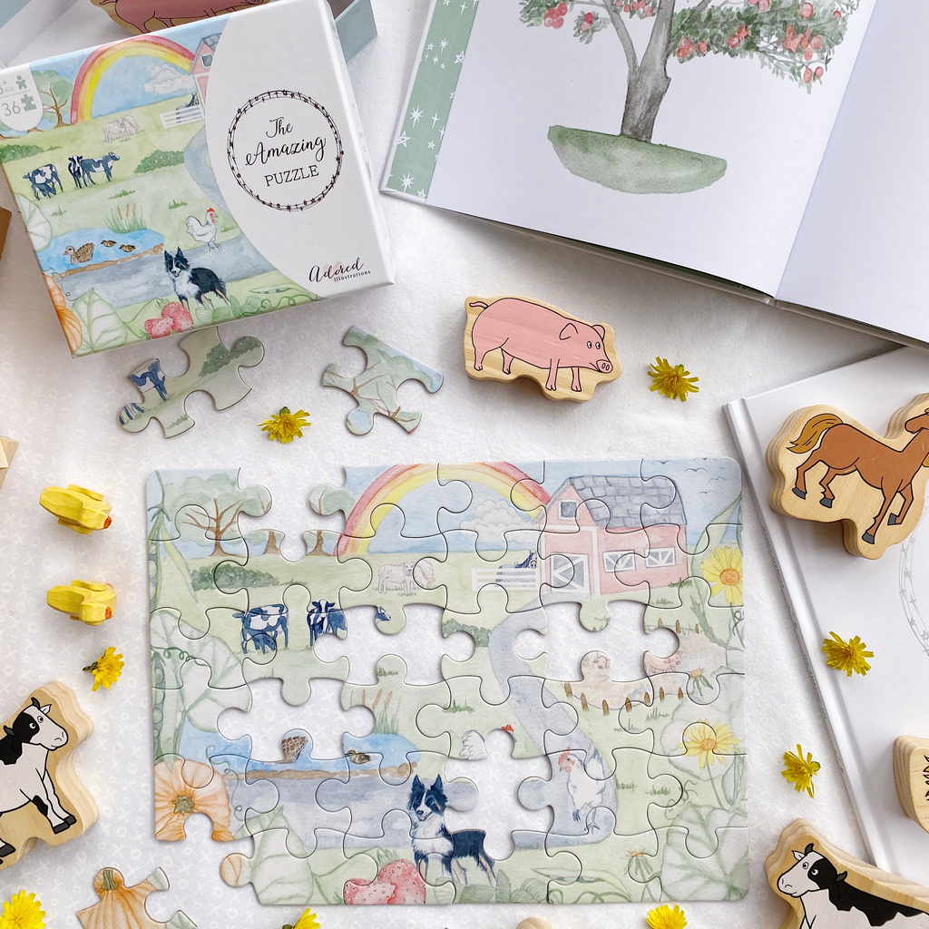 The Amazing Puzzle – Adored Illustrations