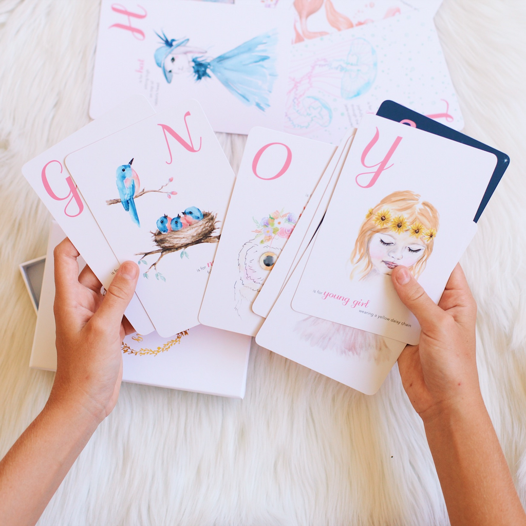 The Enchanting ABC Flash Cards – Adored Illustrations