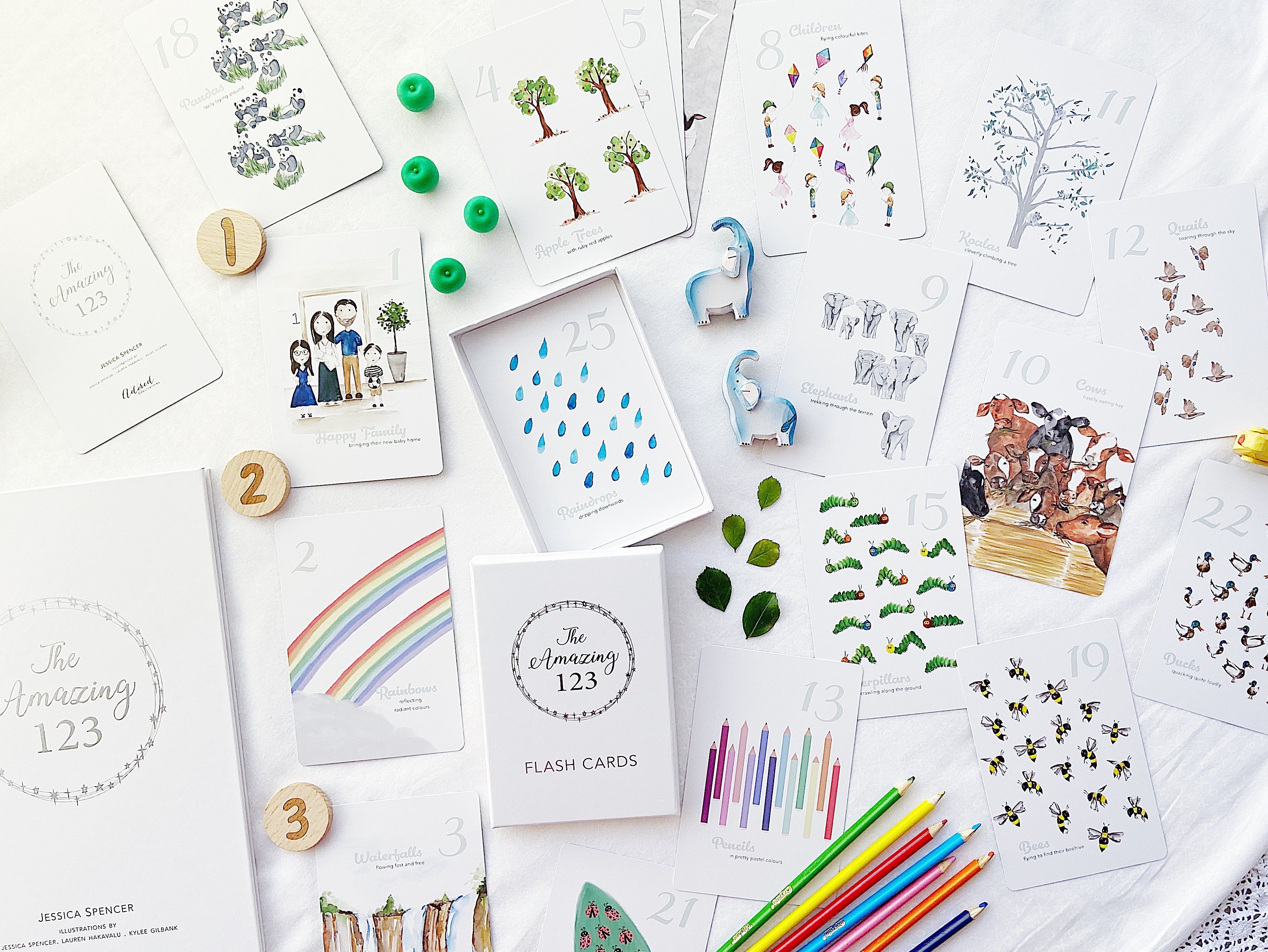 The Ultimate 123 Flash Cards Gift Set – Adored Illustrations
