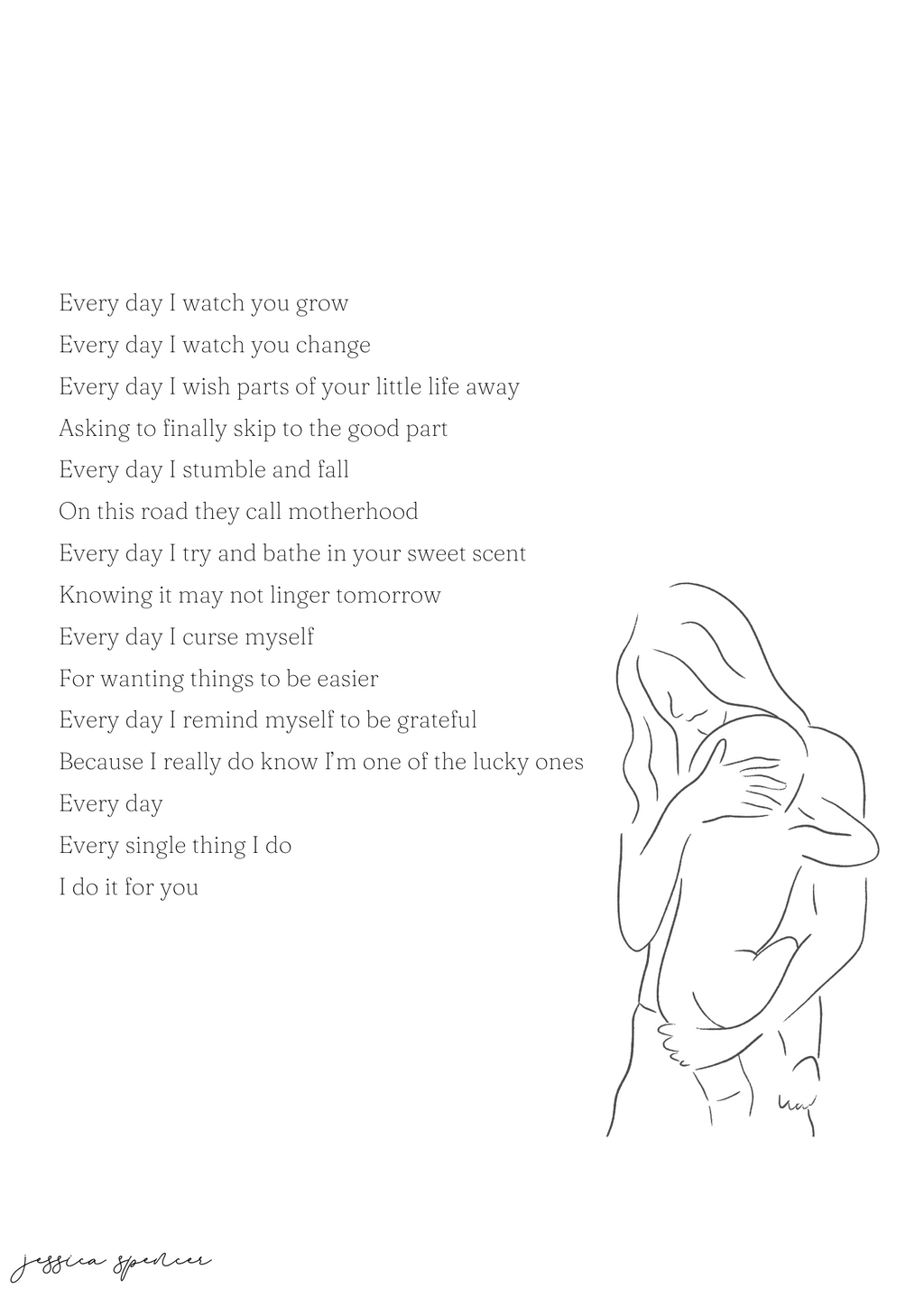 Every Day Poem – Adored Illustrations