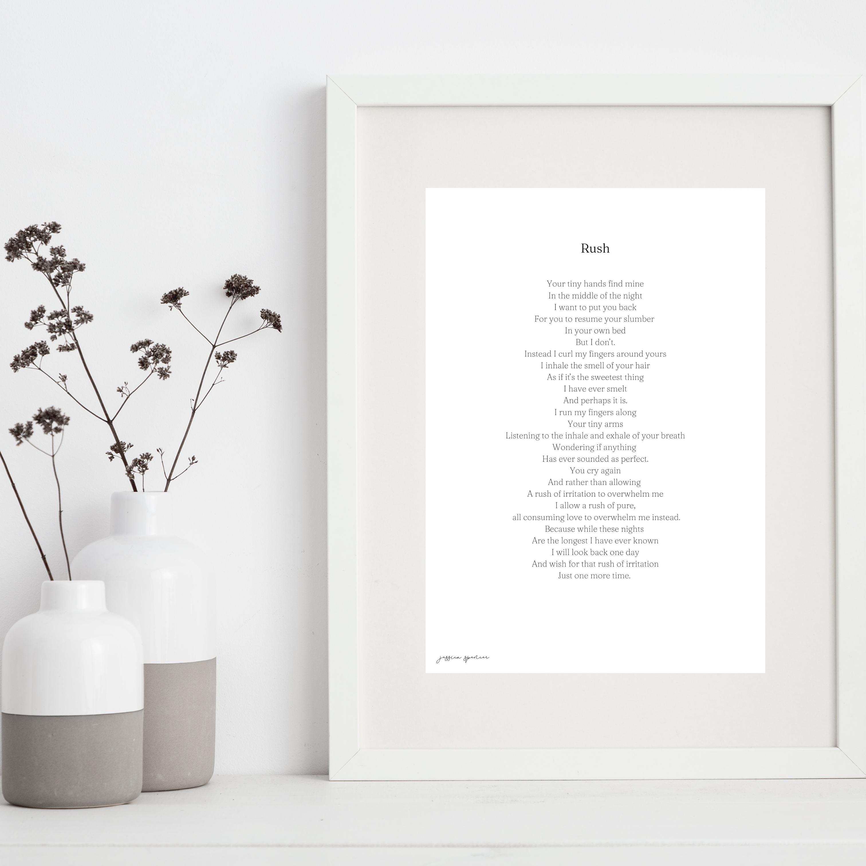 Rush Poem – Adored Illustrations